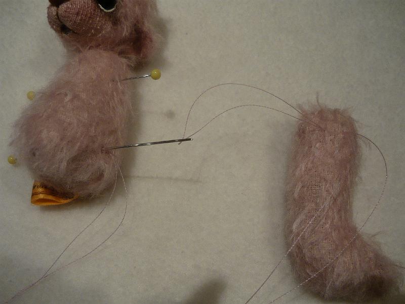 Teddy Bears Tutorials: How to string join the limbs of a bear