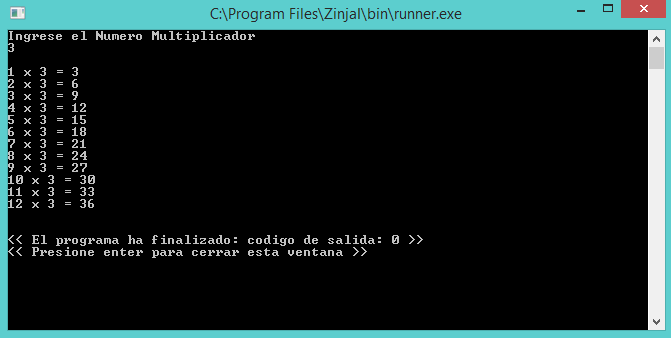 Tabla de Multiplicación por un numero (Bucle While) código en C++ - CodeMyN