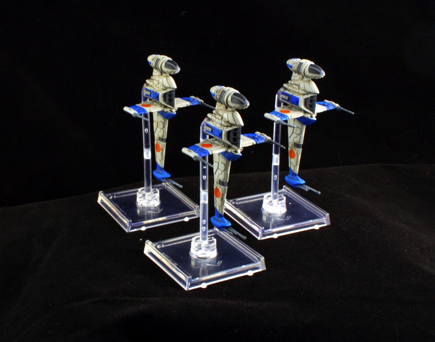Orion Paintworks: Showcase: Blue Squadron B-wings
