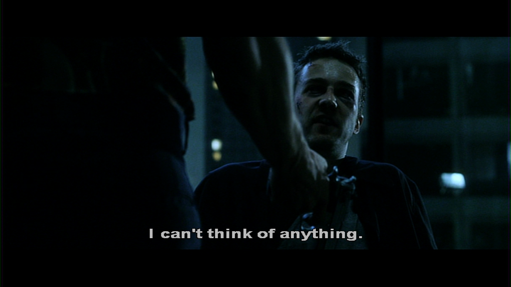 A Level Media Studies: Research: Fight Club opening