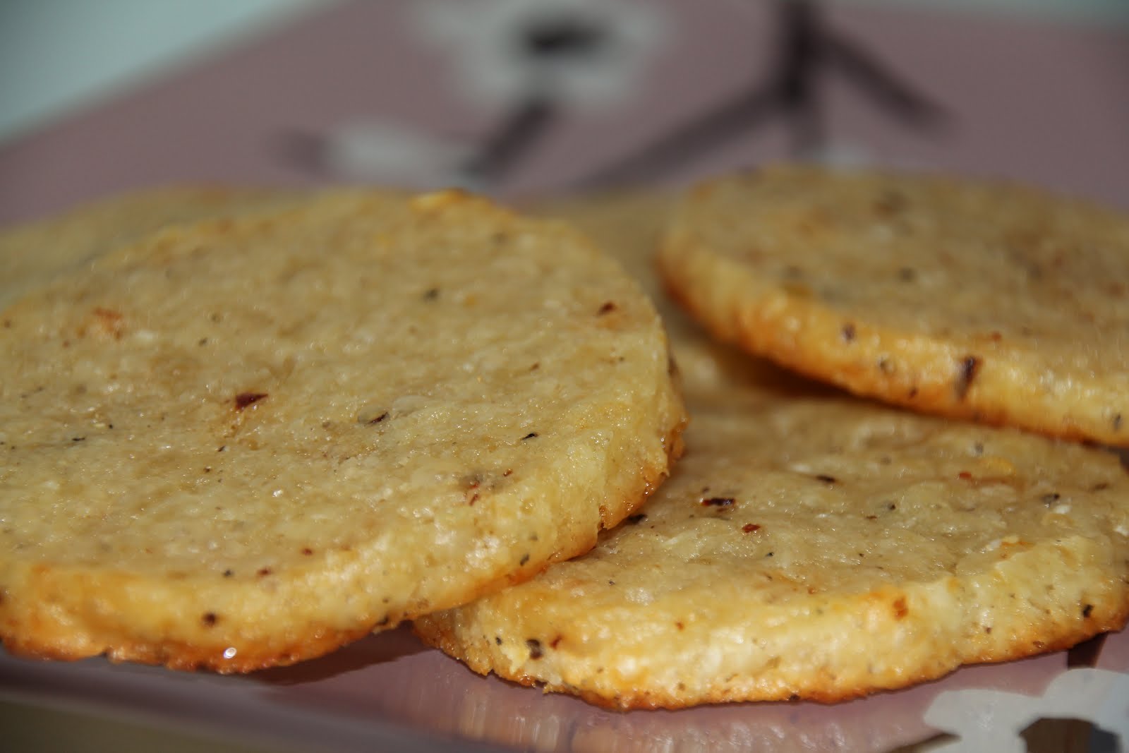 The shady pine: Parmesan, pepper and chilli savoury biscuits