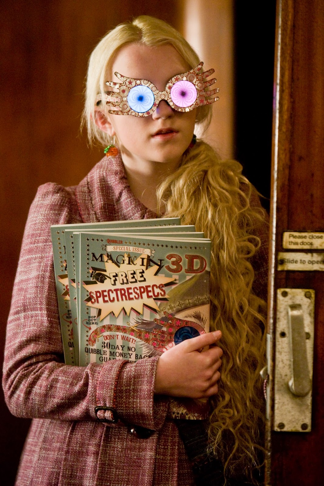 Harry Potter Evanna Lynch En El Papel De Luna Lovegood