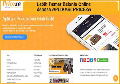 Lebih Hemat Belanja Online Dengan Aplikasi PRICEZA - My Mind - Untaian Kata Untuk Berbagi