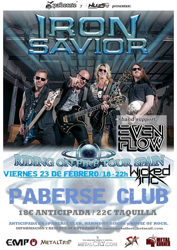 The Electrical Note: Recordamos el concierto de Iron Savior en Valencia