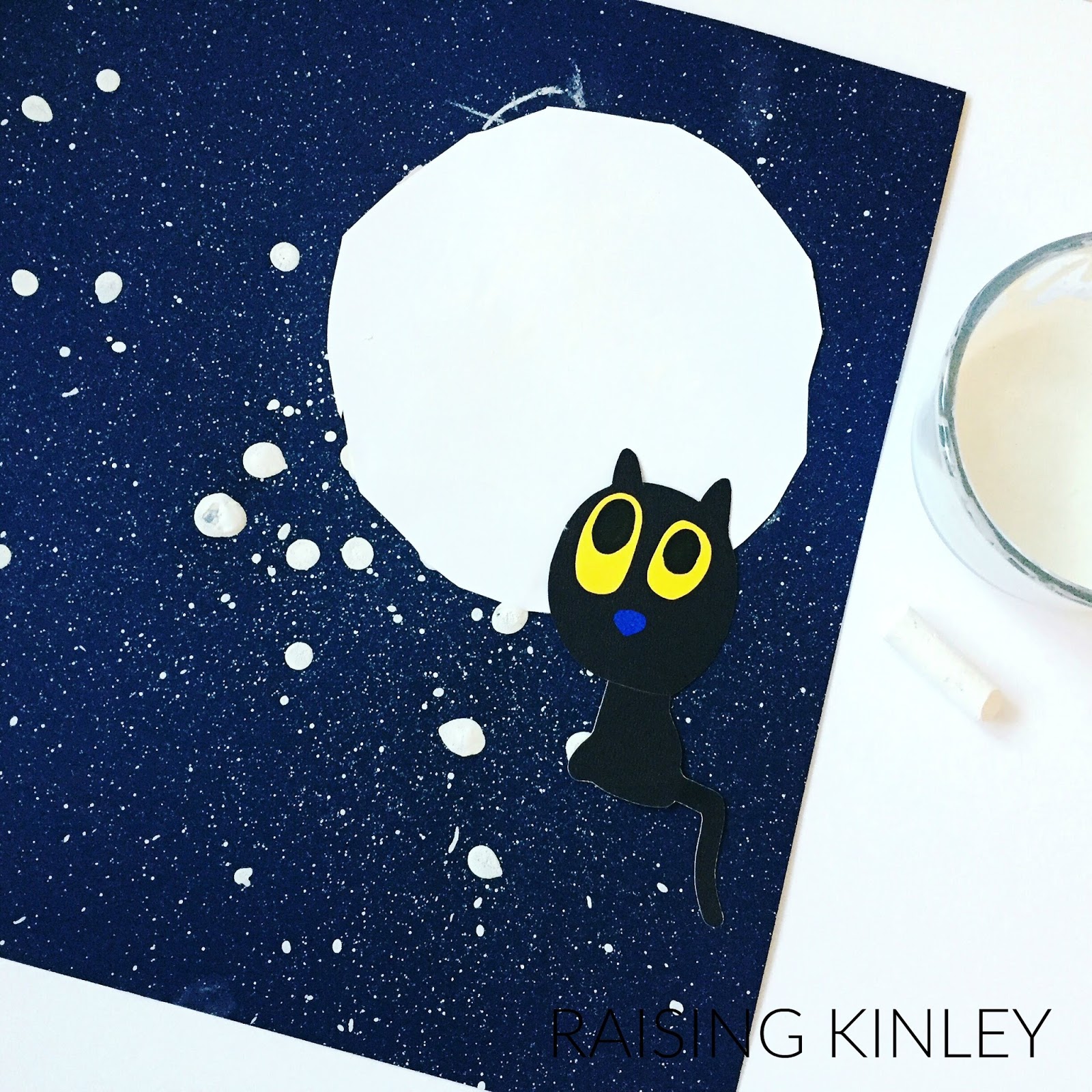 SPLATTER PAINT STARRY SKY | Raising Kinley