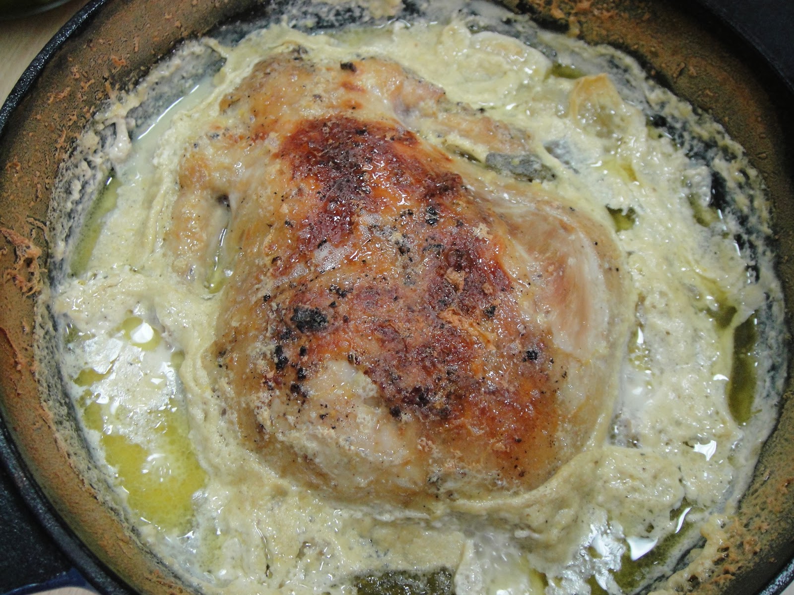 Maryam's Culinary Wonders: 518. Roast Chicken in Milk