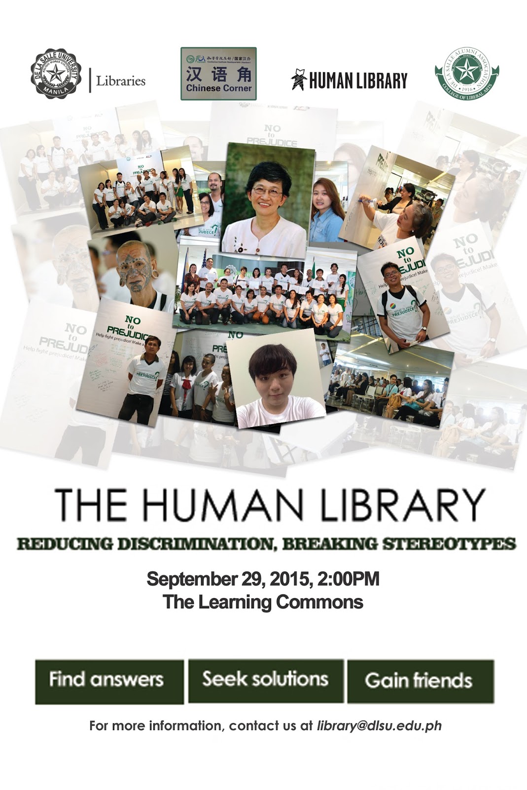 Upcoming Event: Invitation to the Human Library (Session 3)