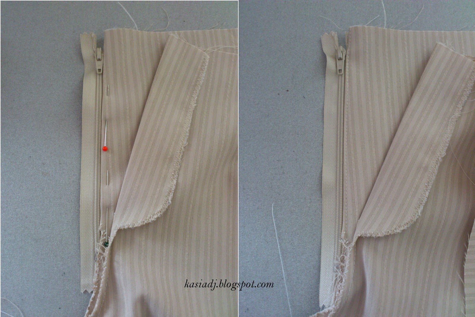 Szyje się!: Prosty sposób na suwak w spodniach - tutorial