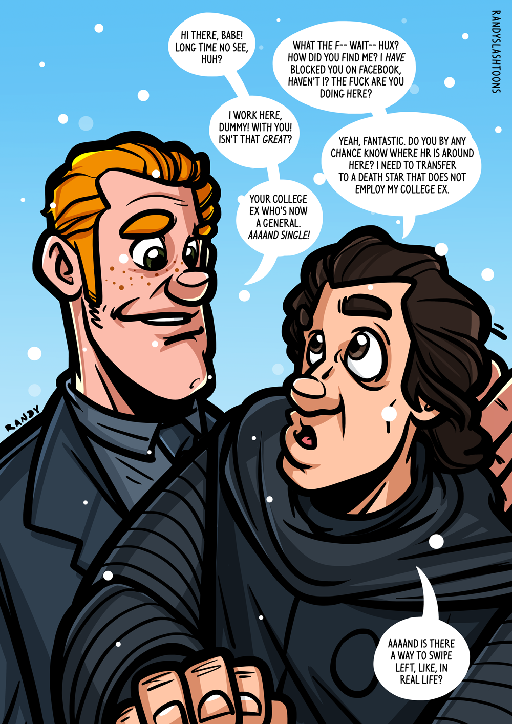 Randy Slash Toons Kylo Ren And General Hux