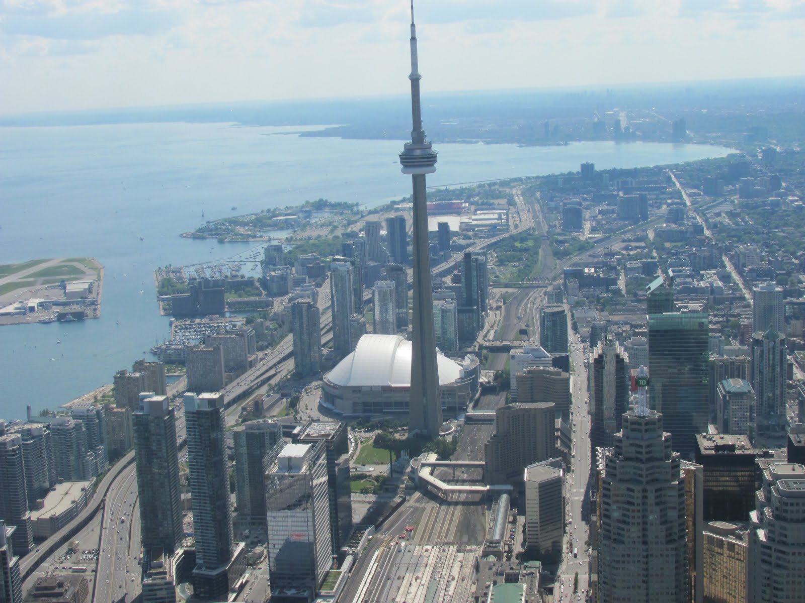 Teena in Toronto: Helicopter ride at Ontario Place