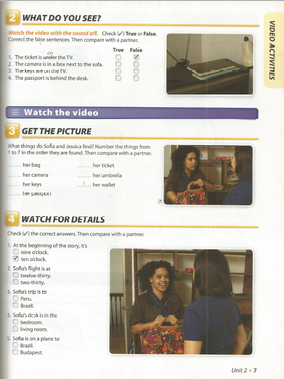 Recursos para Aprende Inglés Online: INTERCHANGE INTRO 4TH EDITION UNIT 2 VIDEO ACTIVITY