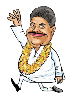 indian caricature: ajay choutala cartoon, ajay choutal caricature