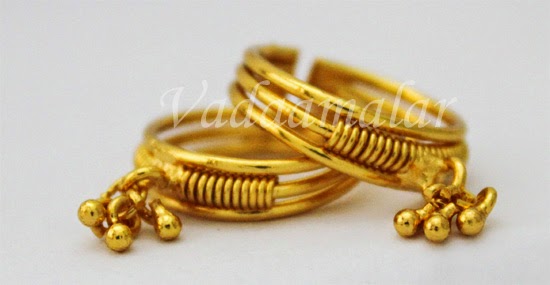 Tradtional Jewelry of India: Toe Ring also called as Metti, Mettlu or ...