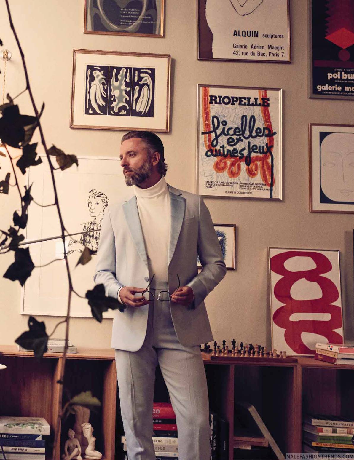 Johan Wohlert para EUROMAN Magazine en fotos de Frederik Lentz Andersen