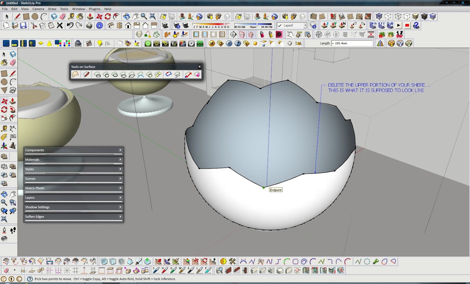 SKETCHUP TEXTURE: SKETCHUP TUTORIAL HOW TO MODELLING AN "EGG SHELL CHAIR"