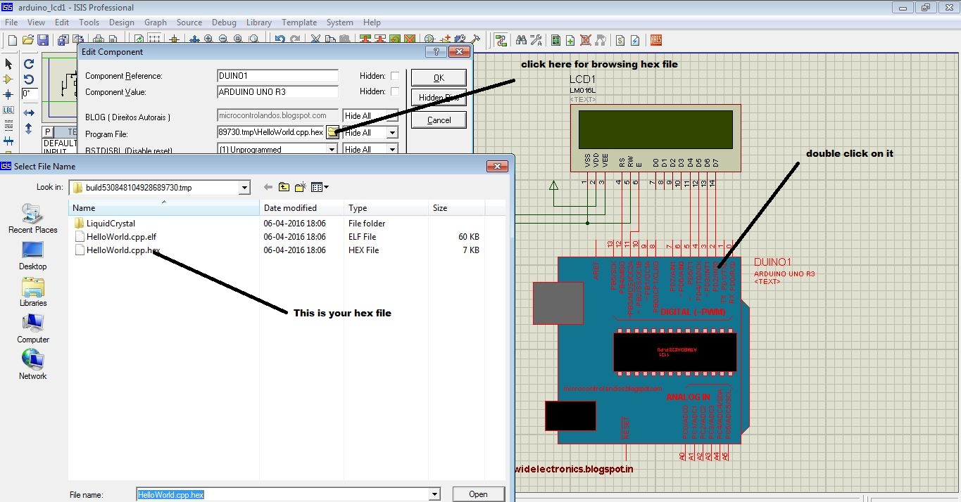 Fun With Electronics And Sensors Simulating Arduino Uno In Proteus