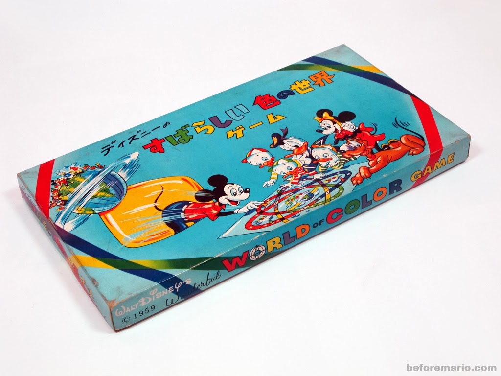 beforemario: Nintendo board games - part 2 - Disney (early 1960s)