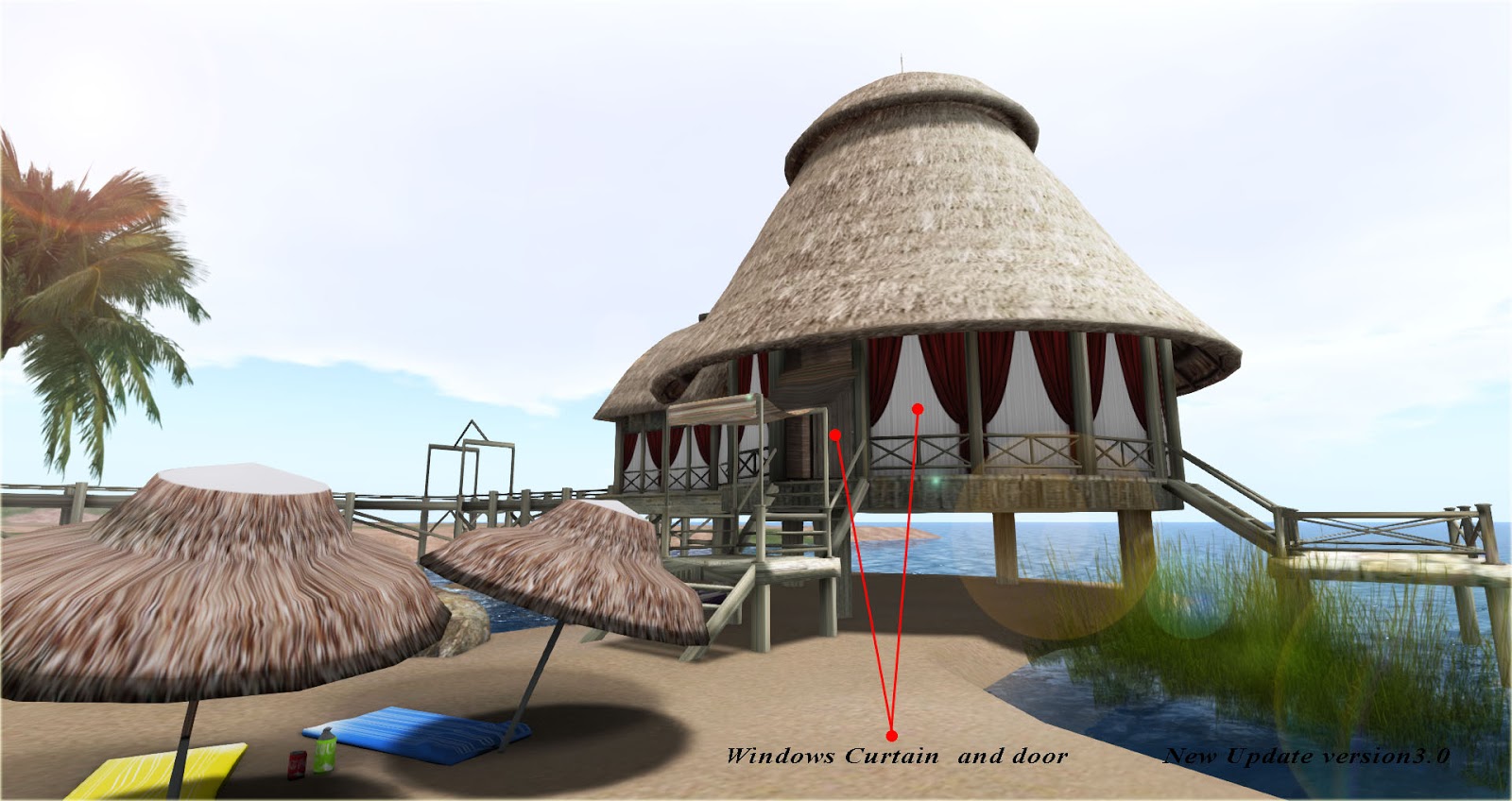 TIKI ISLAND: My Tiki Island [full sim ] buildup park.