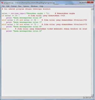 Cara Menggunakan IF, FOR, dan WHILE di Bahasa Pemrograman Python - Pemrograman Sederhana