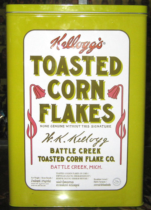 Percy's Tins: Kellogg's Toasted Corn Flakes 2011 Tin Can