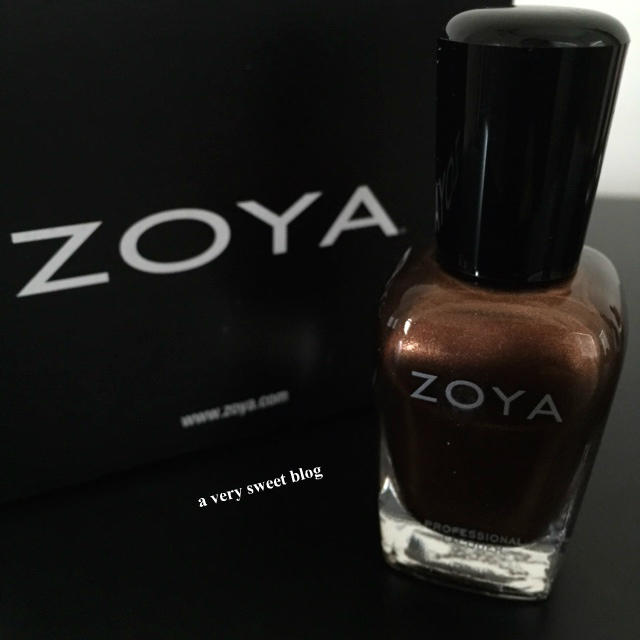 Zoya Desiree Ember Cinnamon Review & Swatches | A Very Sweet Blog