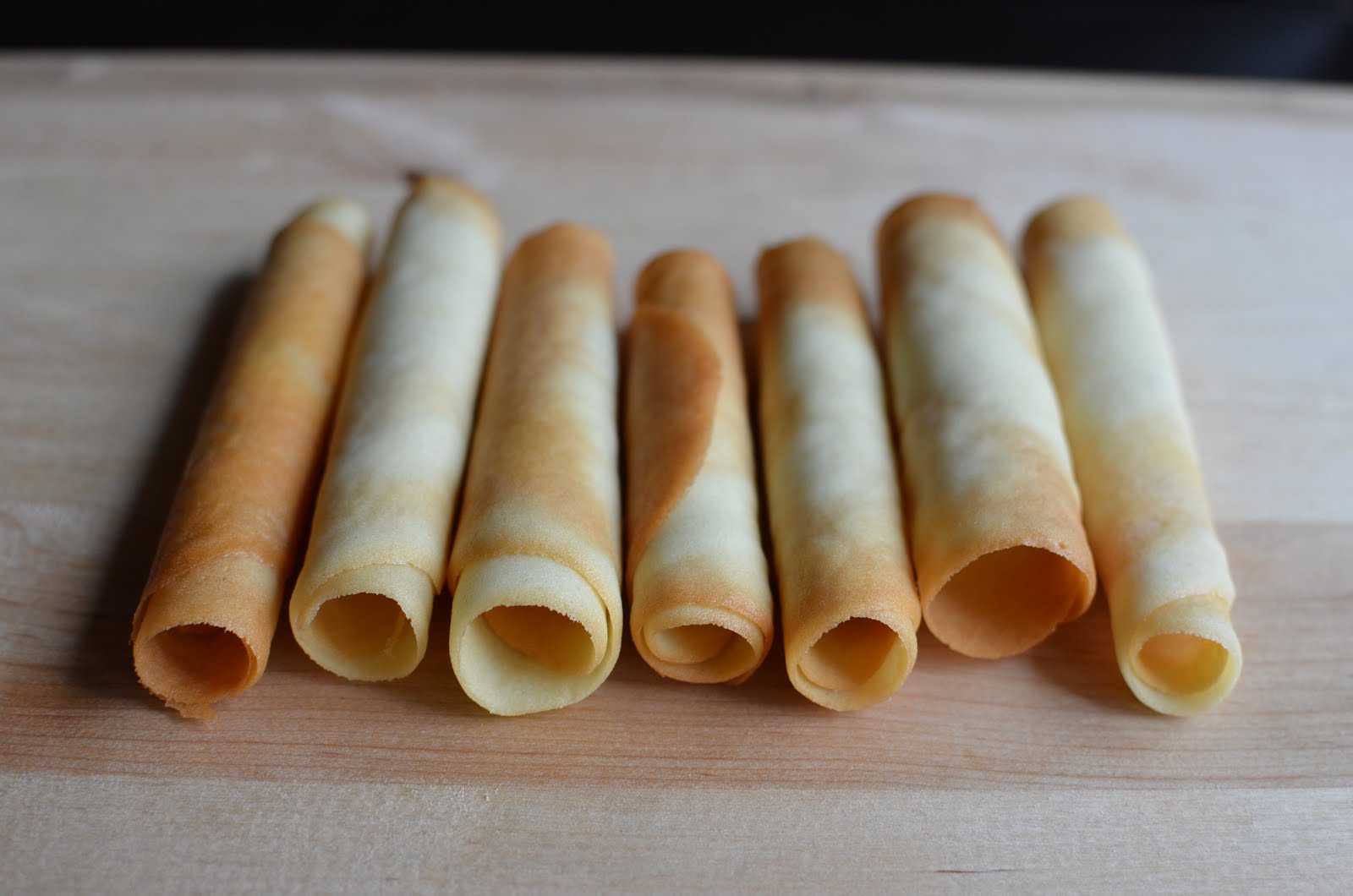 Playing with Flour: Thin, crispy tuile "cigarettes"