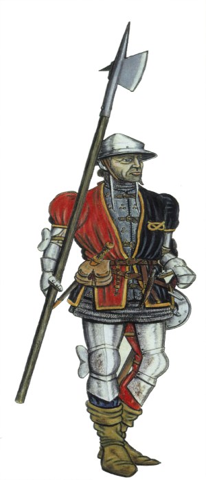 imágeneshistóricas.blogspot.es: Alabardero en la Guerra de las Dos Rosas imágeneshistóricas.blogspot.es: Alabardero en la Guerra de las Dos Rosas