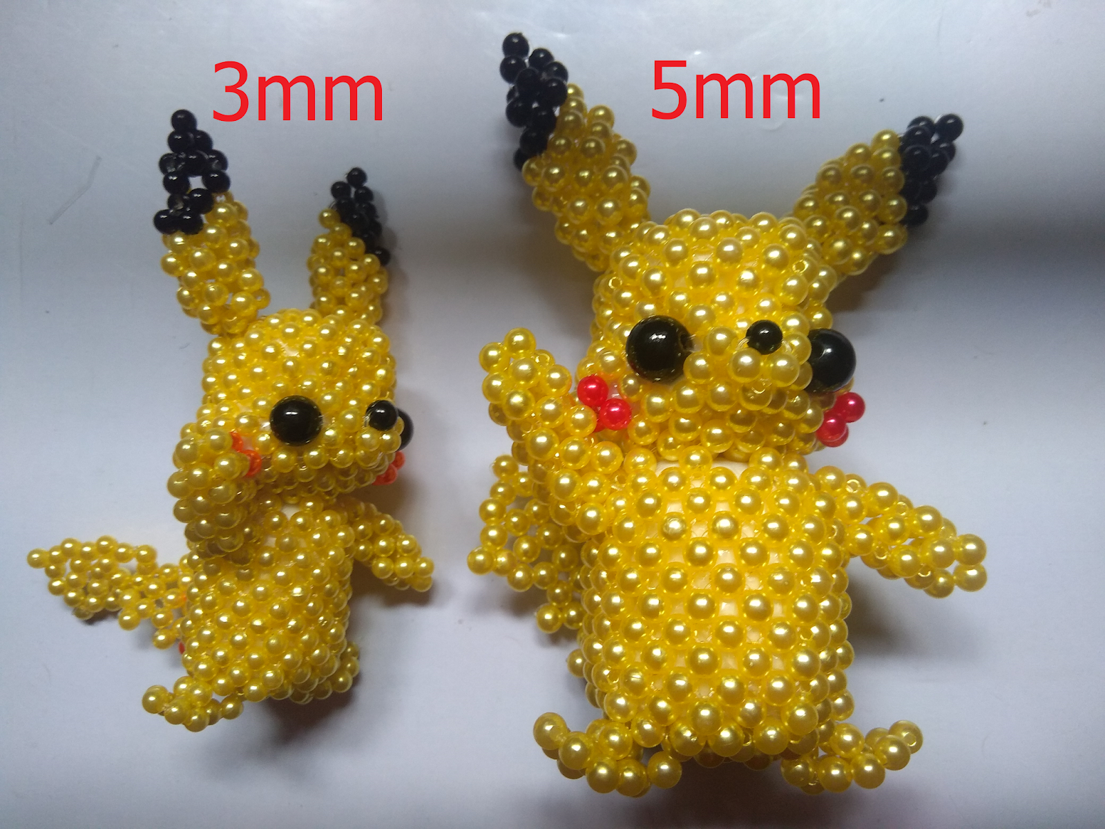 Video tutorial - Beaded pikachu