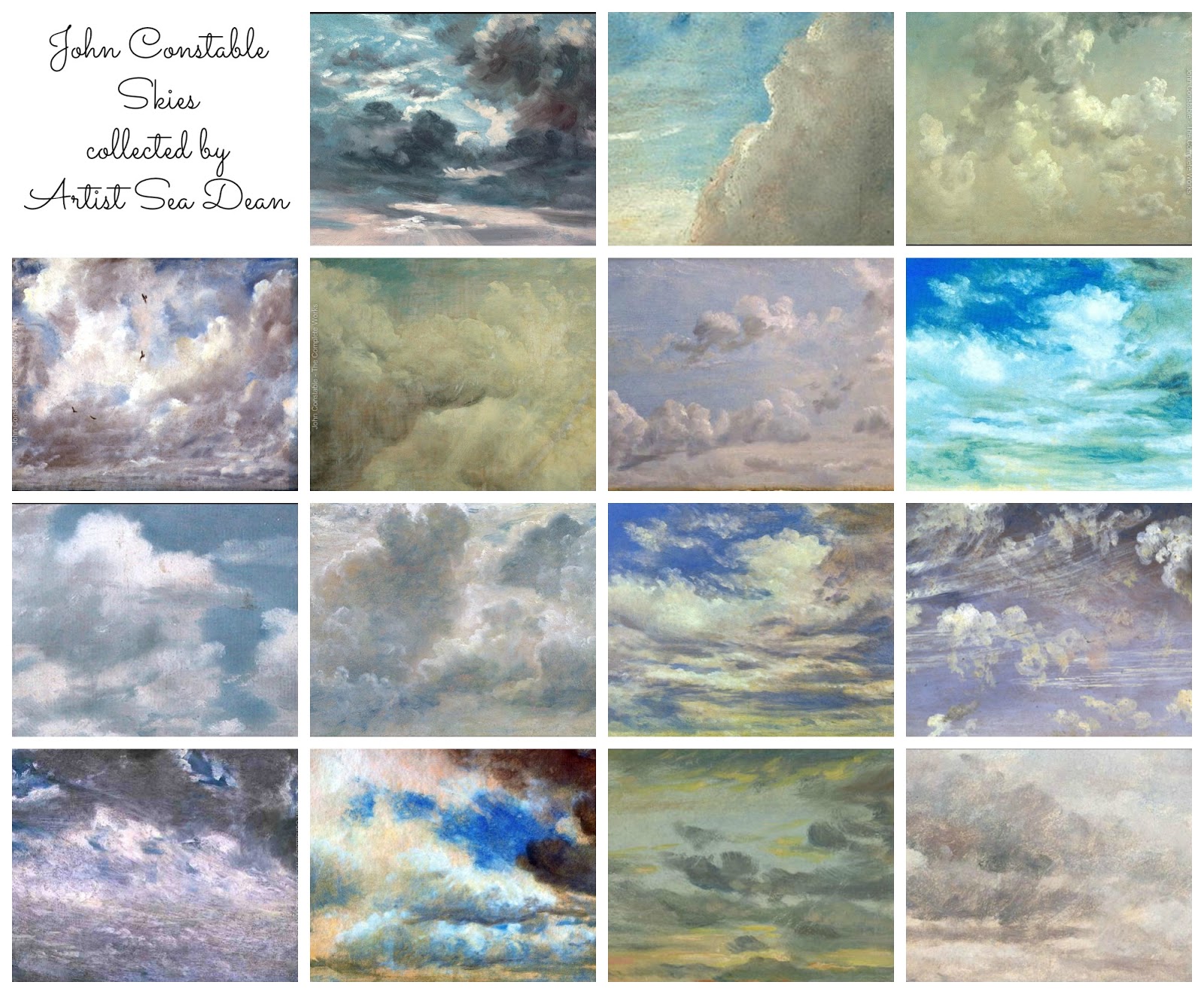 John Constable Cloud Paintings