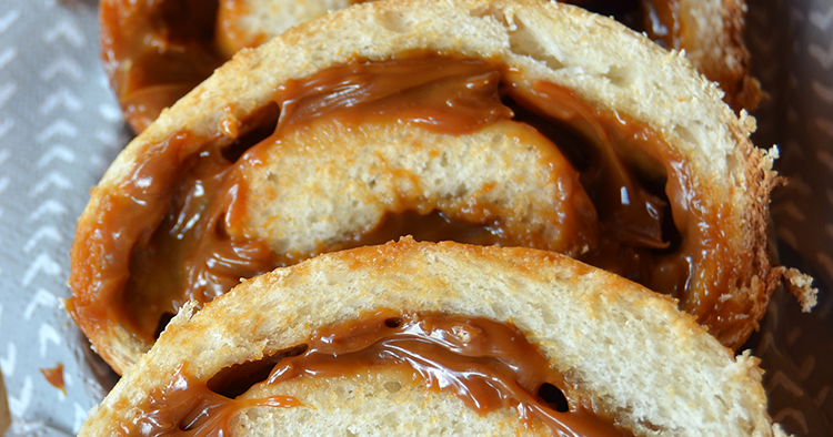 Pan relleno con dulce de leche / Recetas dulces, fáciles y ricas ...