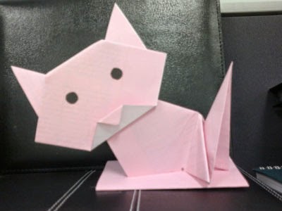 origami cat for kids ~ instructions origami kids