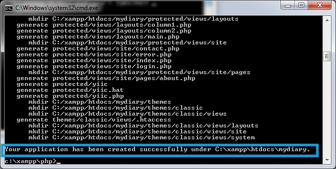 Tutorial Instalasi Yii Framework Di Xampp « .Programmer Mania