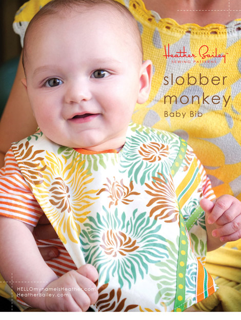 Cabbage Corner: Baby Bib FREE PATTERN from Heather Bailey!