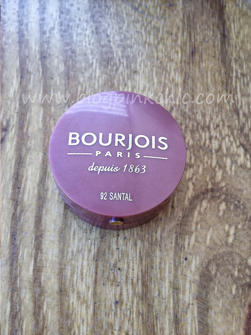 Swatch: Little Round Pot Blush Santal - BOURJOIS ~ Blog Pink Chic