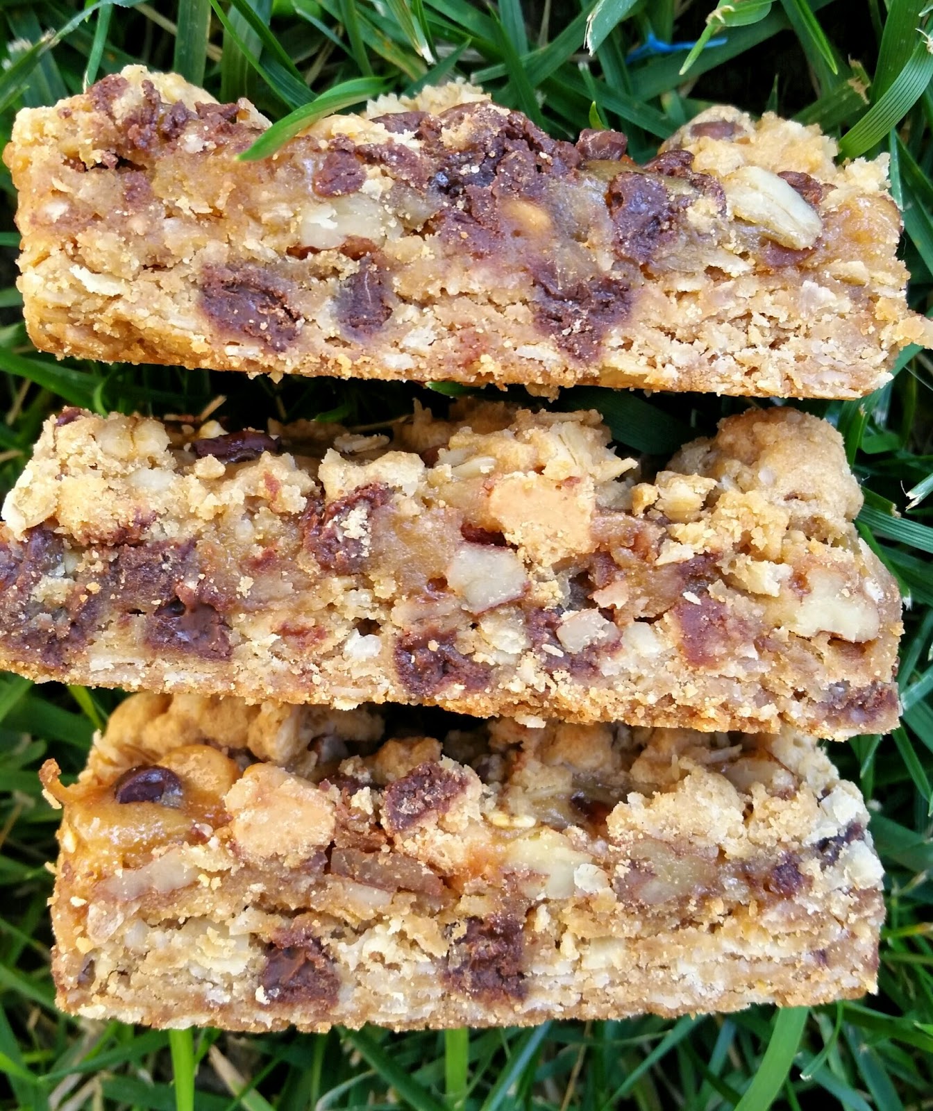 Savvy Chef: Caramel Chocolate Chip Cookie Dough Bars
