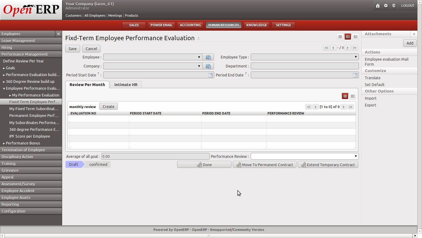 Odoo Openerp Hr Performance Management Pragmatic Techsoft