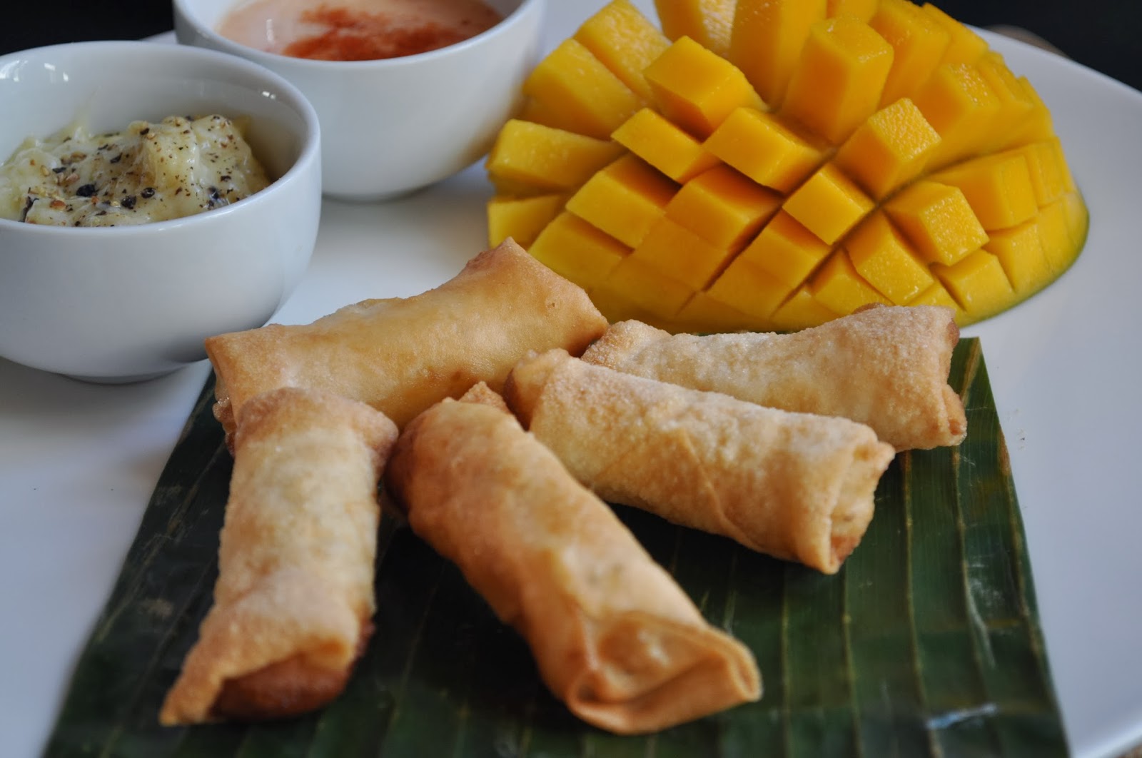 Tales of a Babbling Spoon: Shrimp and mango Spring Rolls