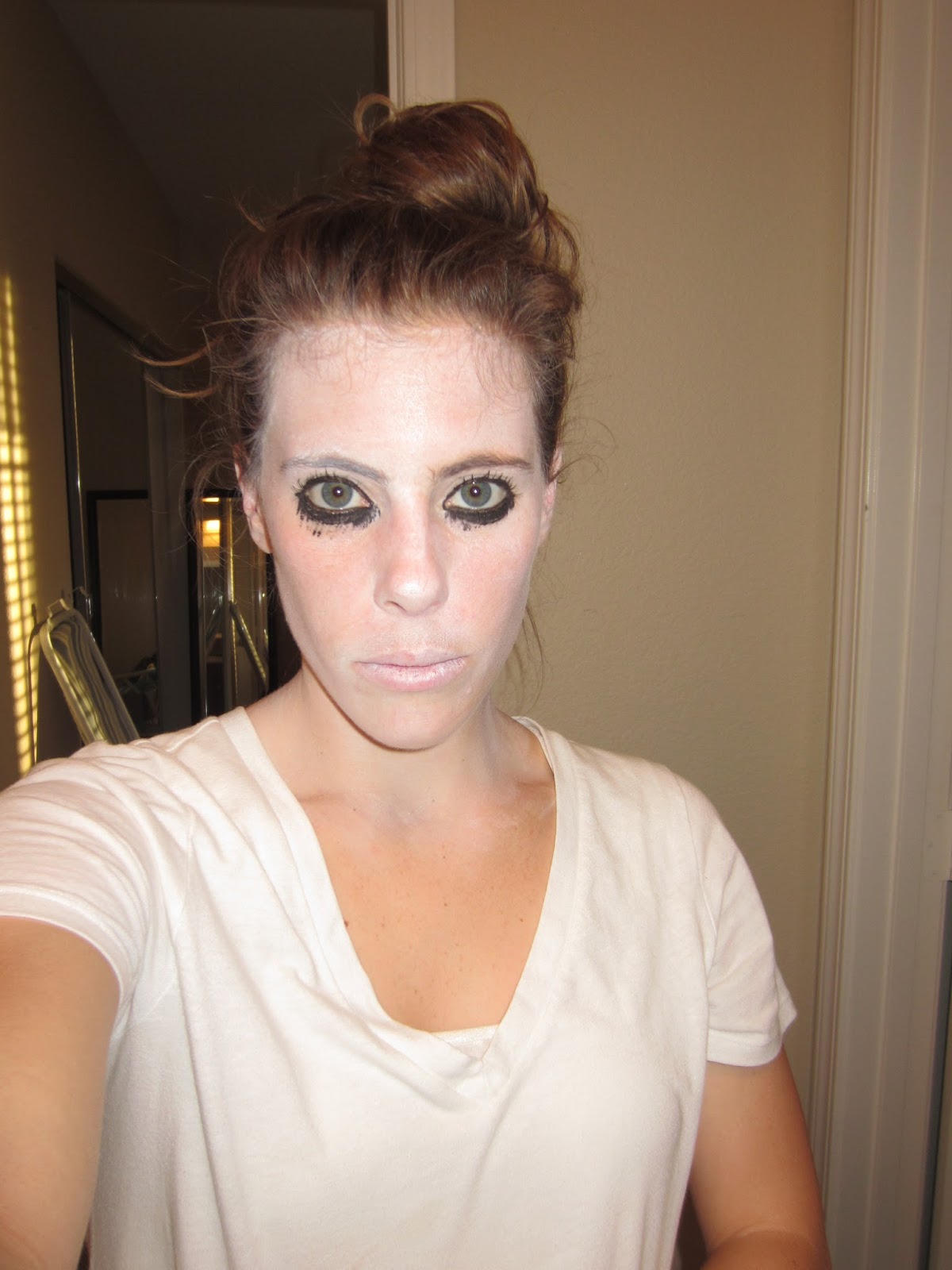 Amanda Did It: DIY Projects: Halloween Scary Makeup Tutorial