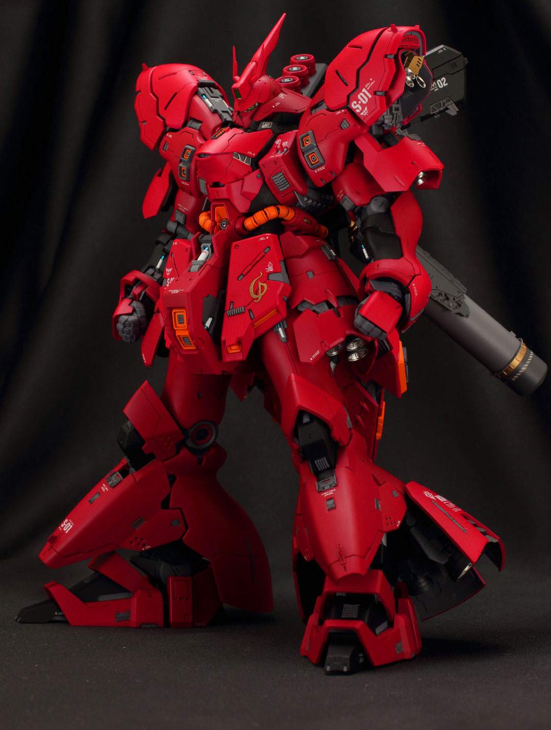Custom Build: RG 1/144 MSN-04 Sazabi [Detailed]