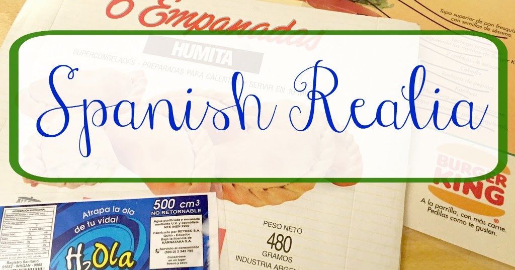 Debbie's Spanish Learning: Using Realia in a Language Classroom