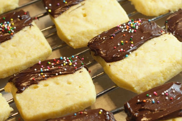 Cornmeal Shortbread Cookies (Baking with Dorie) ~ Kosher Cooking for ...