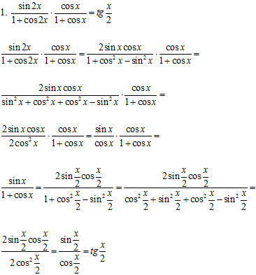 Matematika za poneti: Trigonometrijske funkcije dvostrukog ugla – grupa ...