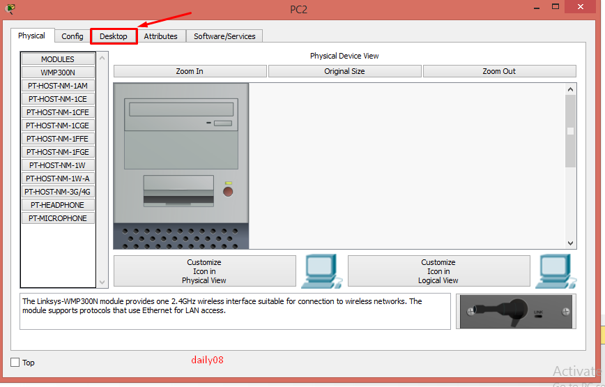 Konfigurasi dasar Cisco PT