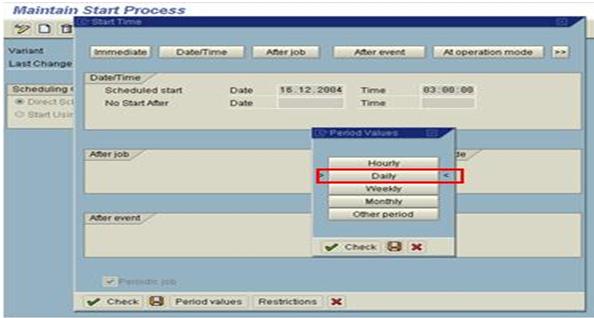 Explore to SAP Business Warehouse/Analytics: Scheduling options in ...