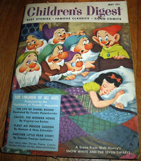 Filmic Light - Snow White Archive: 1952 Snow White Magazine Artwork by ...