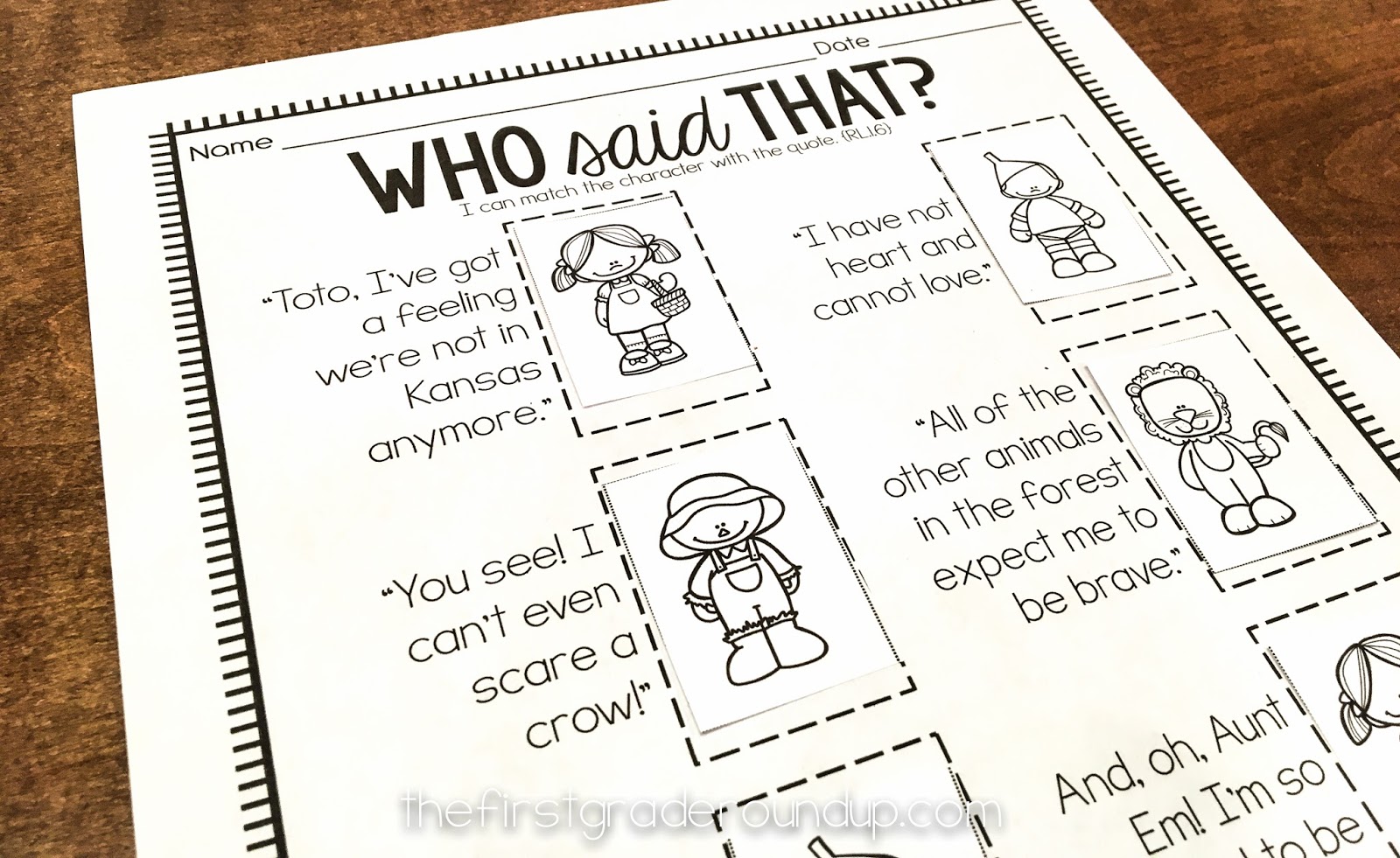 4 Wizard of Oz activities & crafts for first grade - The First Grade ...