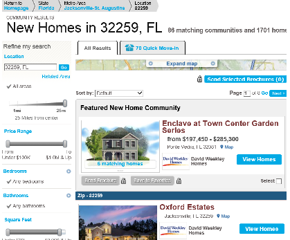 RealtyWEB.Net: New Home Source Professional-New Homes & New Communities