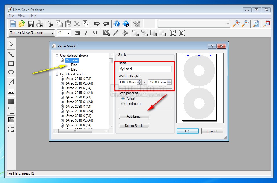Membuat Label VCD/DVD dengan Nero Cover Designer (update )