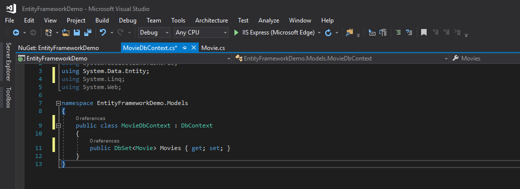 Code First Approach with ASP.NET MVC Framework