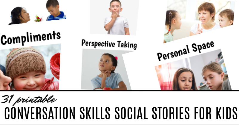 Conversation Skills Social Story Bundle | And Next Comes L - Hyperlexia ...